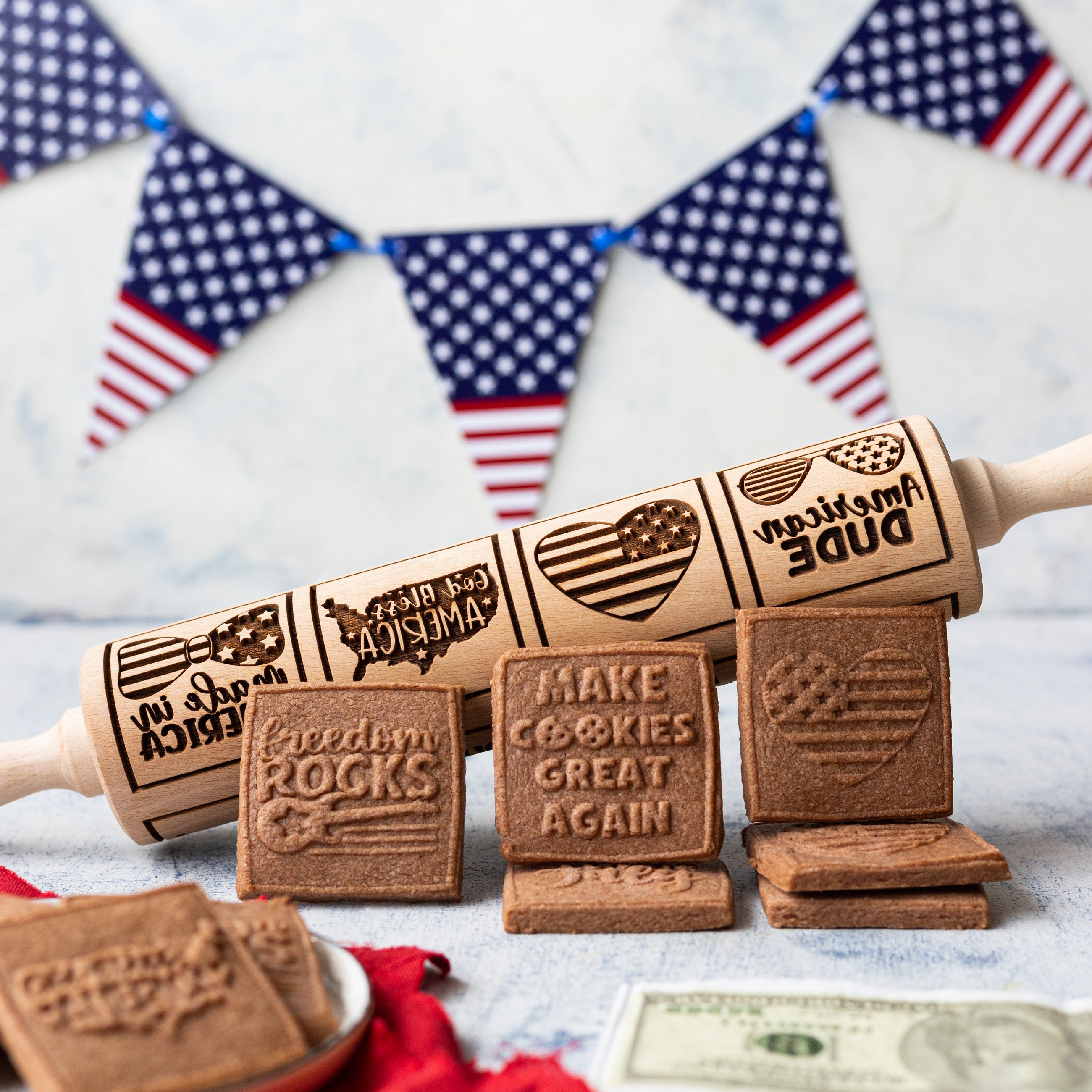 Embossed Rolling Pins - Funny Baker | Made In Poland